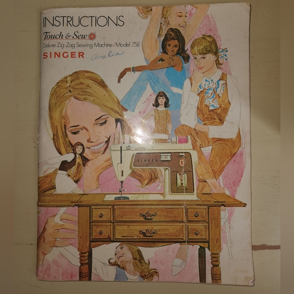 Singer | Other | Singer Touch Sew Deluxe Zigzag Sewing Machine Manual ...